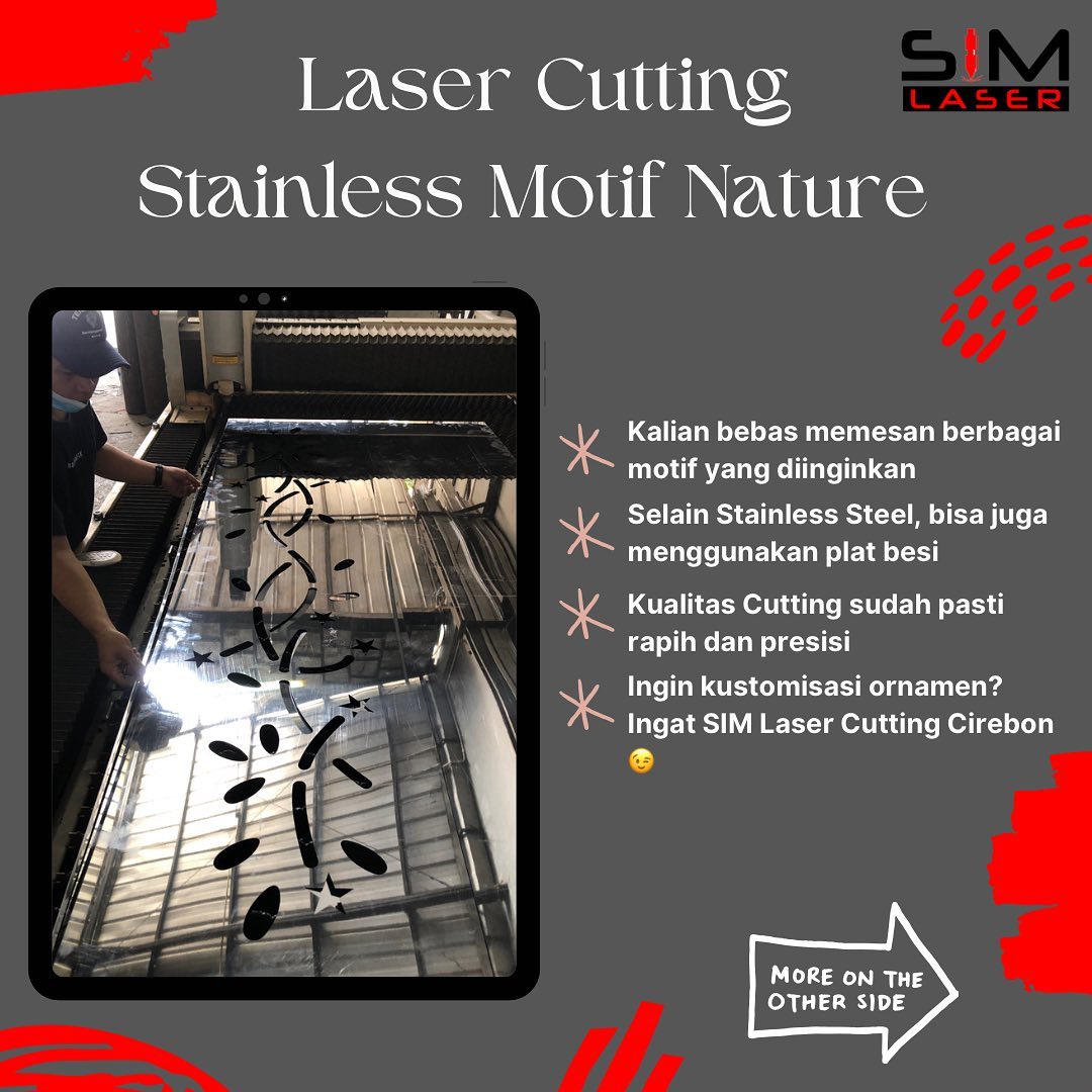Jasa Laser Cutting Stainless dengan Hasil Berkualitas - SIM Laser Cutting